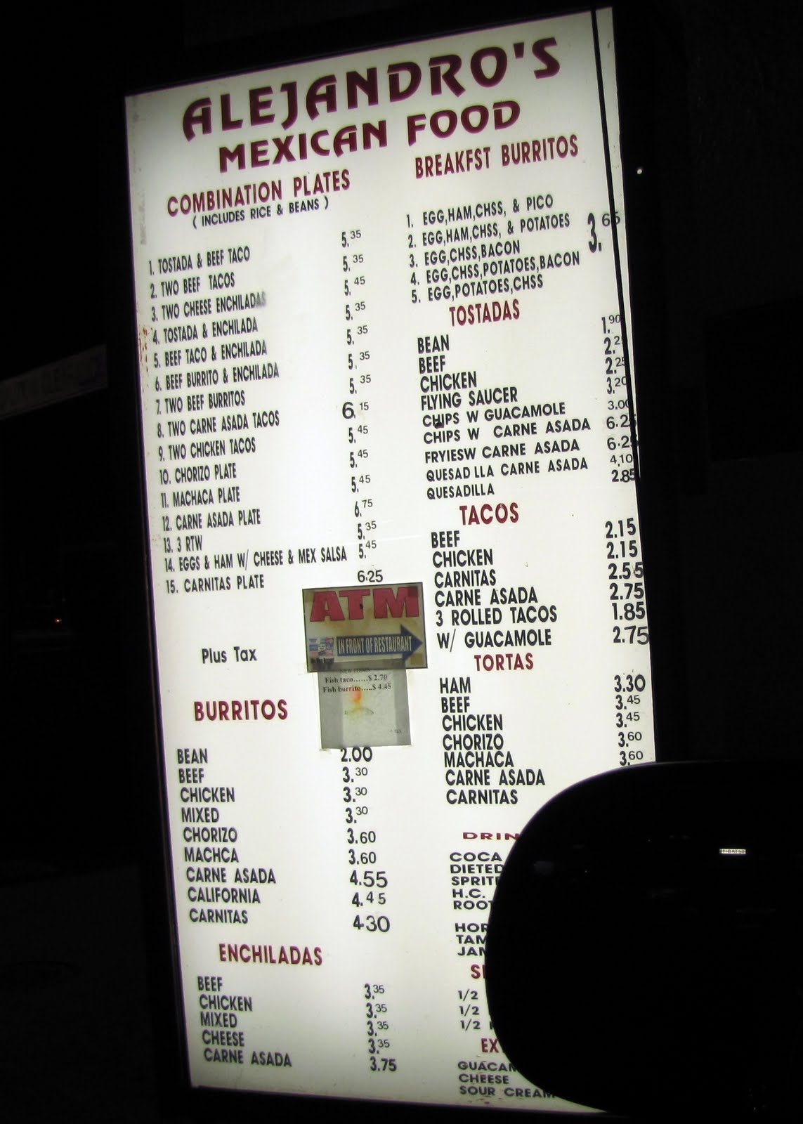 Smells Like Food in Here: Alejandro's Mexican Food