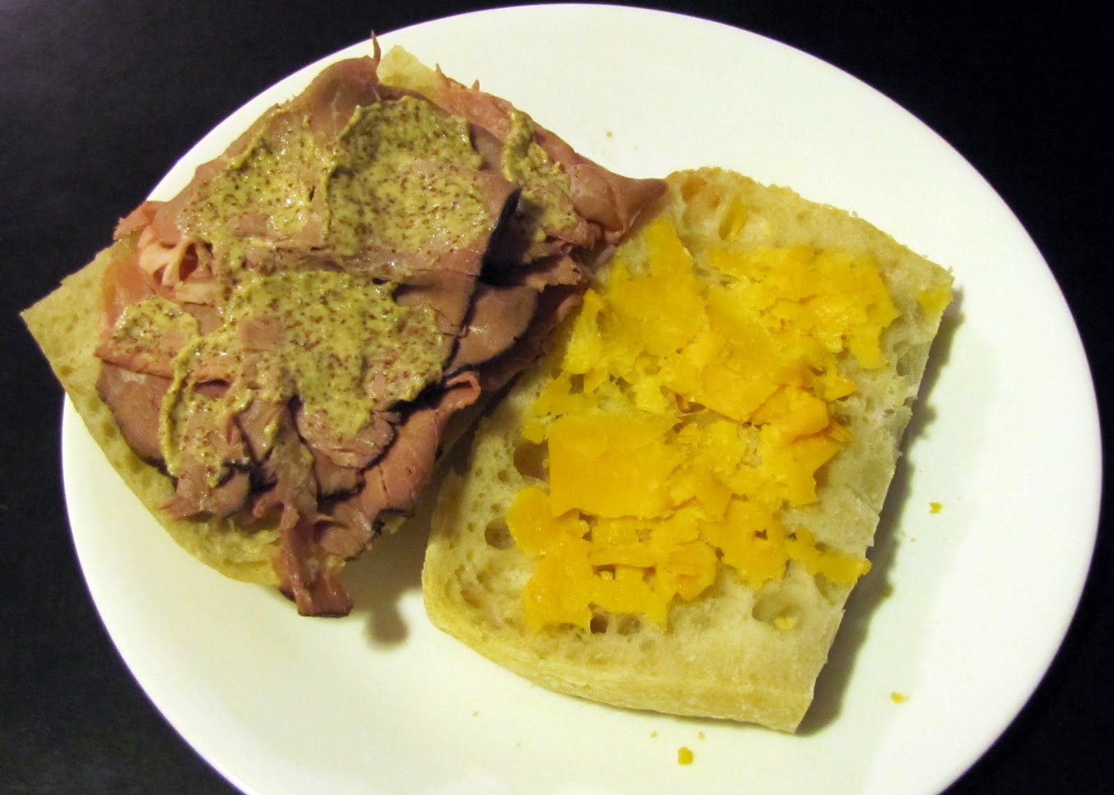 Smells Like Food in Here: Roast Beef on Ciabatta with Expensive-as-Hell ...