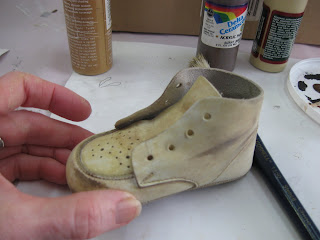 Treasures from the Heart: "Vintage" Baby Shoe Tutorial and More!!!