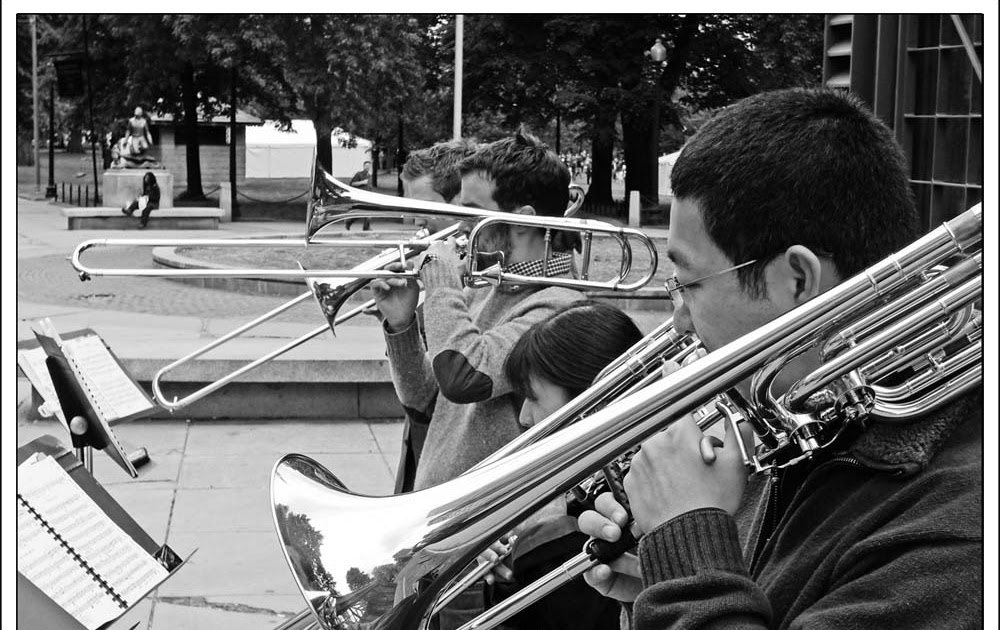 Clueless in Boston: Four Trombones and a Girl