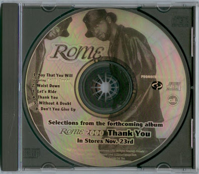 RNB-MUSIC-YOU-NEVER-KNEW-EXISTED: Rome - 6 track promo EP unreleased tracks