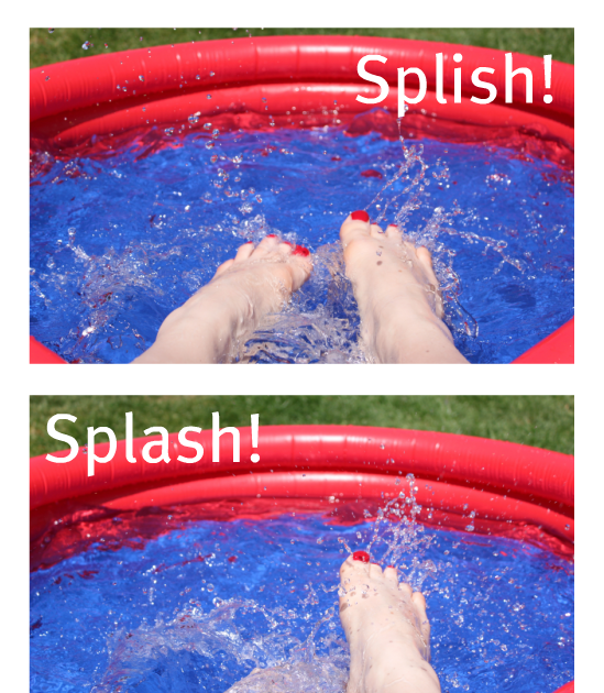 Clear Your Heart: Splashing around