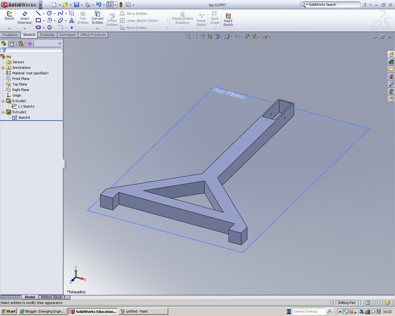 Emerging Engineering Group M: Final Leg Design