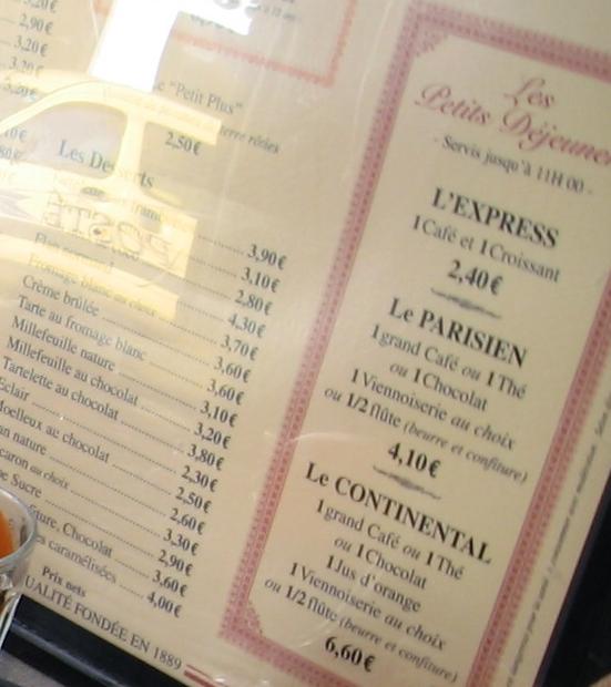 paris breakfasts: Paul Boulangerie