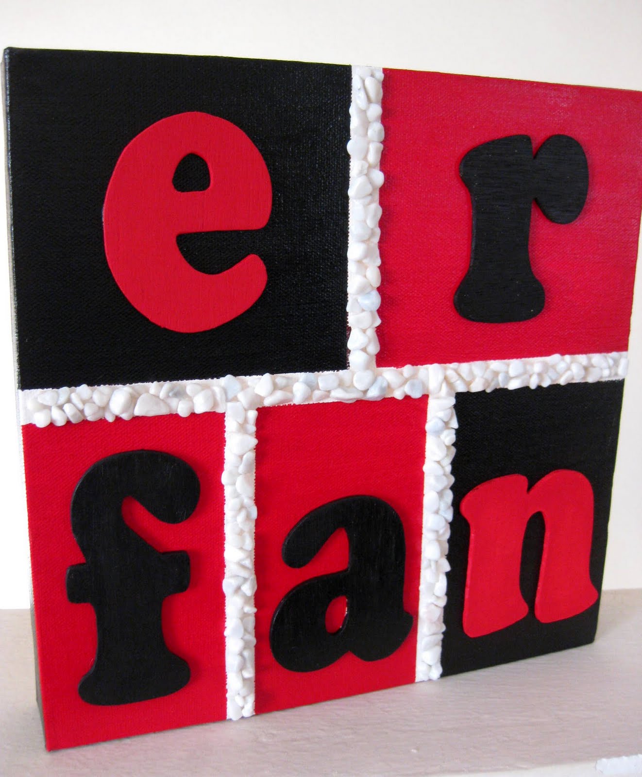 Mommy Gone Artsy: Personalised Names on Canvas II