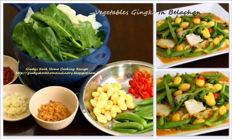 Easy Asian Food Recipes: Vegetables Gingko In Belachan Recipe | Easy ...