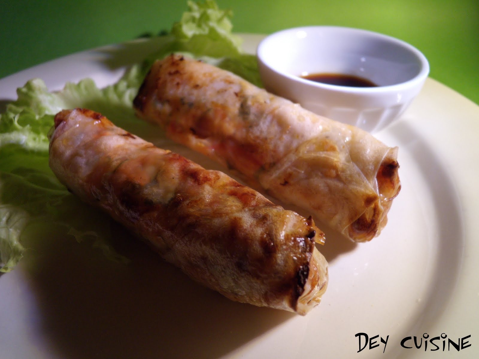 Dey cuisine: Nems au poulet & légumes