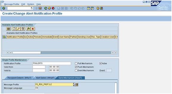 SAP TREASURE: Configuring E-Mail Alerts in SAP SNC