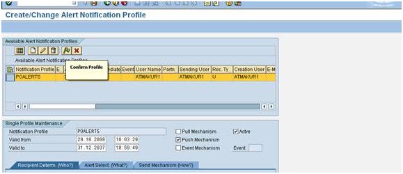 SAP TREASURE: Configuring E-Mail Alerts in SAP SNC