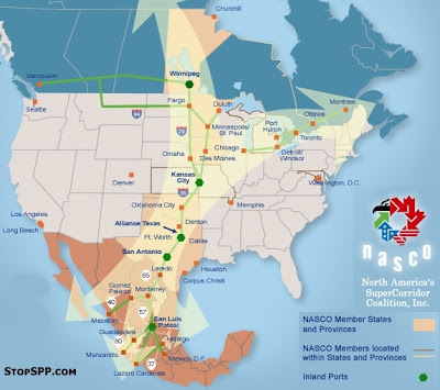9/11 Terrorist Attack Bill of Rights: MAP OF SUPER HIGHWAY ROUTE THRU ...