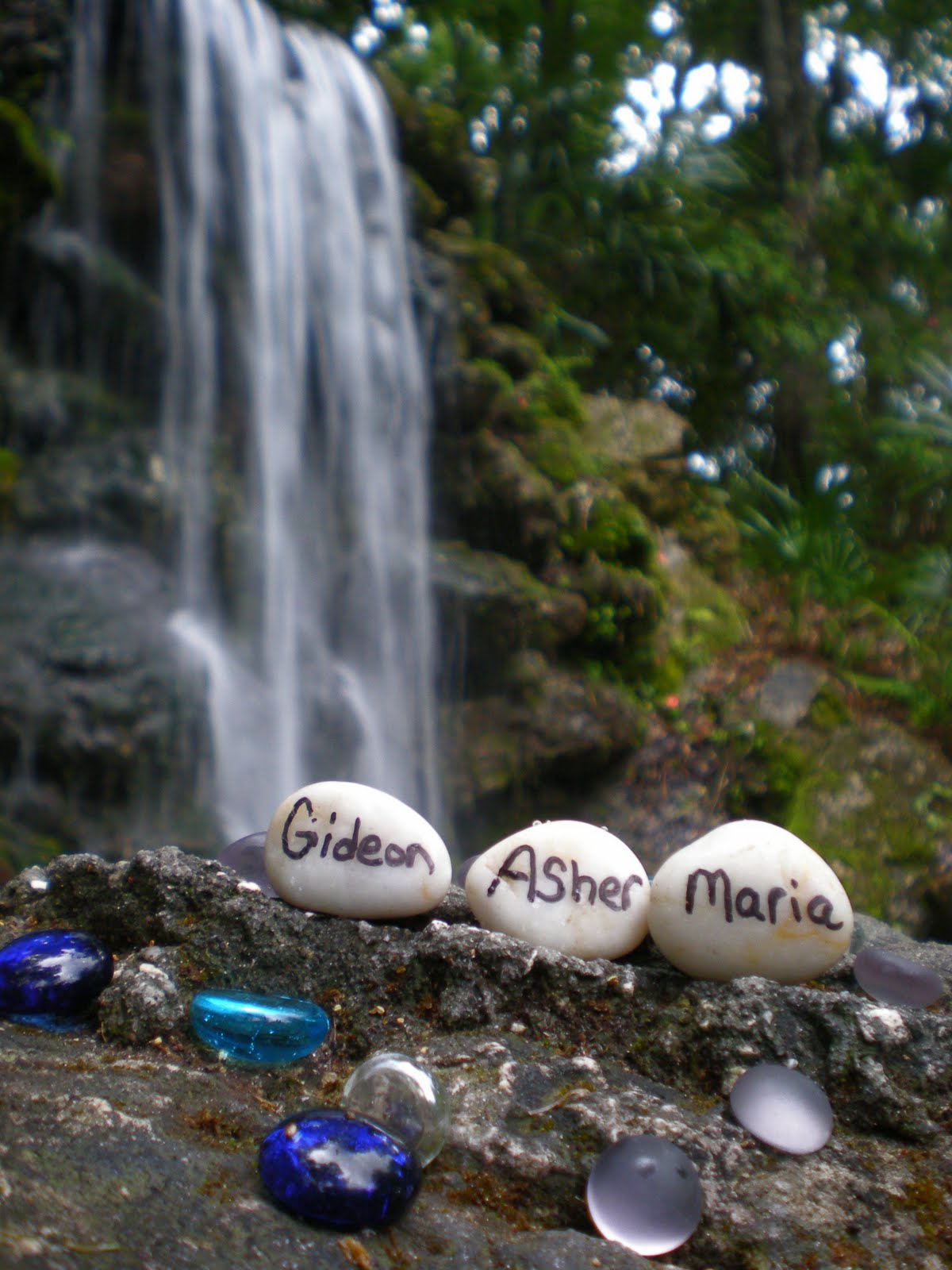 Waterfall Angels: Asher, Gideon, and Maria