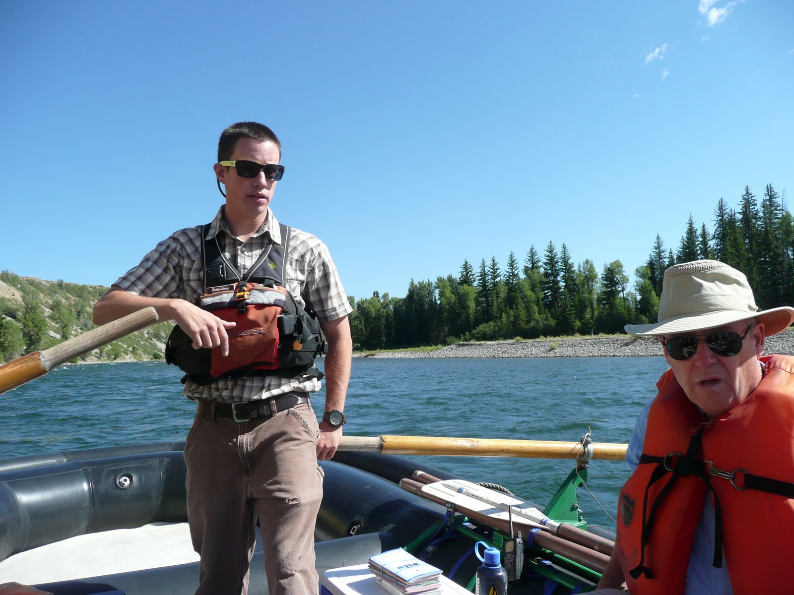 ontheroadwithtandc: Snake River Rafting, Yellowstone, Hidden Falls ...