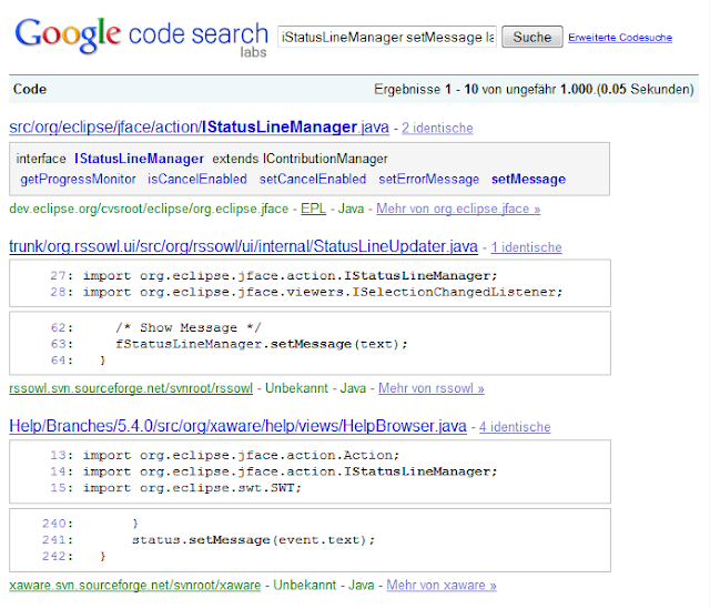 Eclipse Code Recommenders: Why is Google Codesearch not 'google for ...