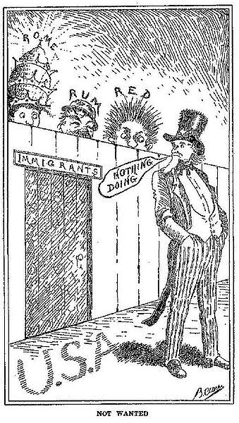 Gilded Age Nativism Cartoon