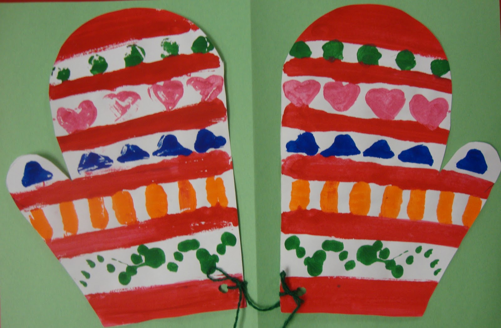 Art. Paper. Scissors. Glue!: Symmetry Mittens