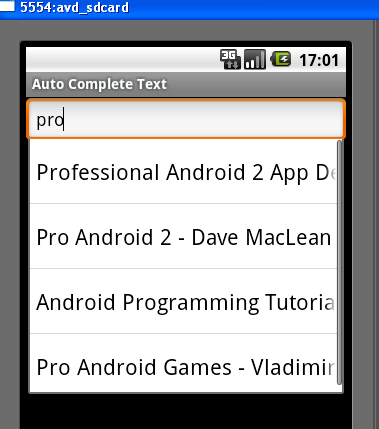 buntut android: Auto Complete Text View | Android Beginner Dev Tutorial