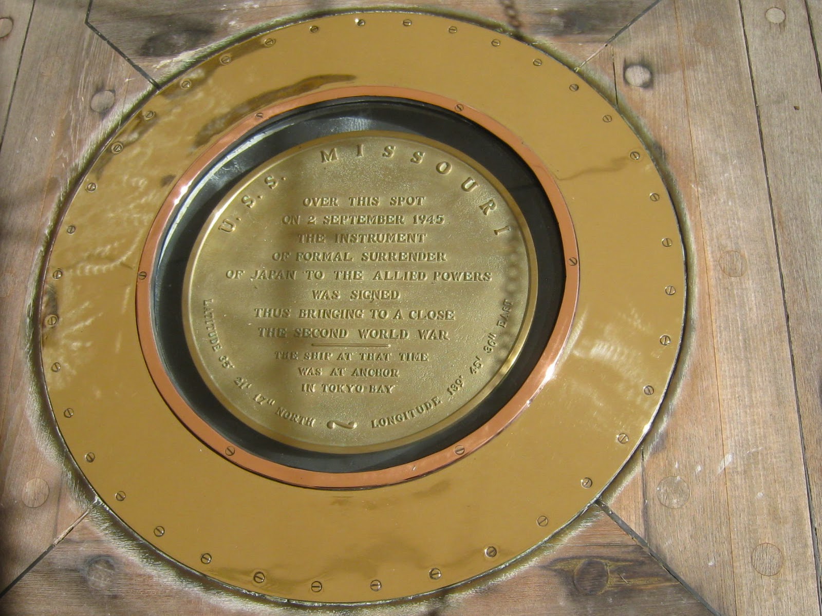 A Sense Of Place: USS Missouri or "Mighty Mo"