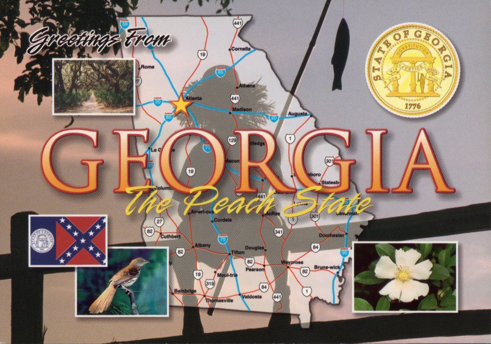 Postcard Anthology: Georgia Postcards