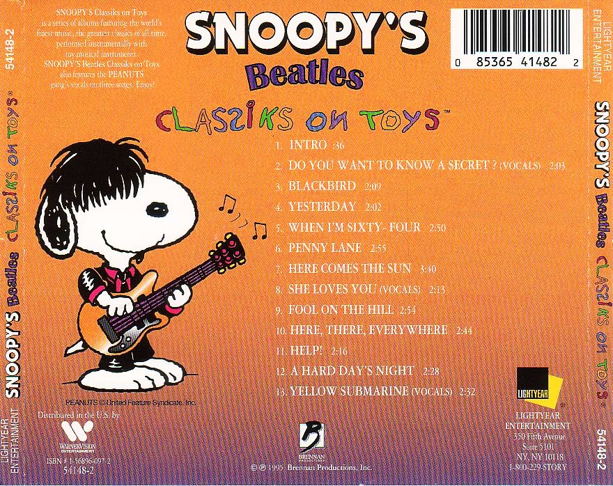 House of Mystery: Snoopy's Beatles: i Peanuts ad Abbey Road