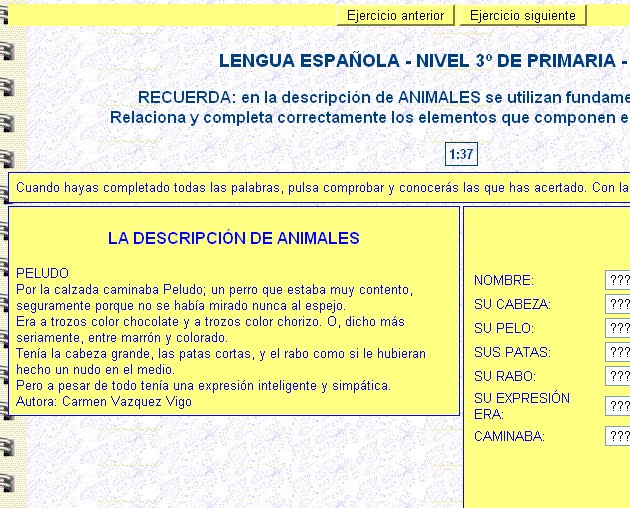 CARMEN MARI: Familias de palabras, descripción de animales, sonidos ...
