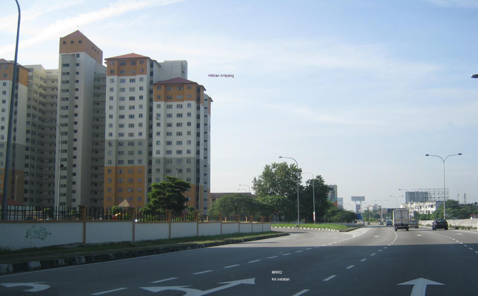 kuala lumpur: MRR2 - Hulu Kelang Ampang