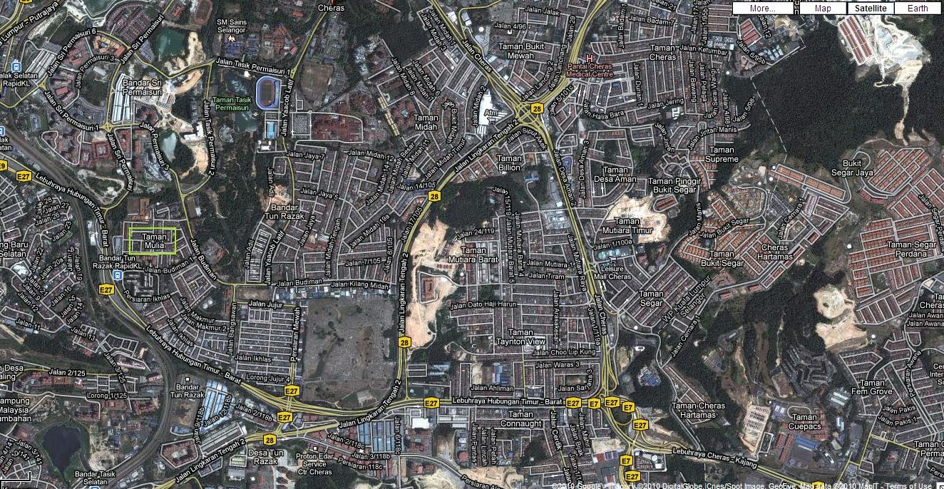 Kuala Lumpur: cheras - map 1