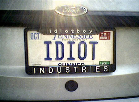 Another 16 Strange License Plates ~ Somethin Bizarre