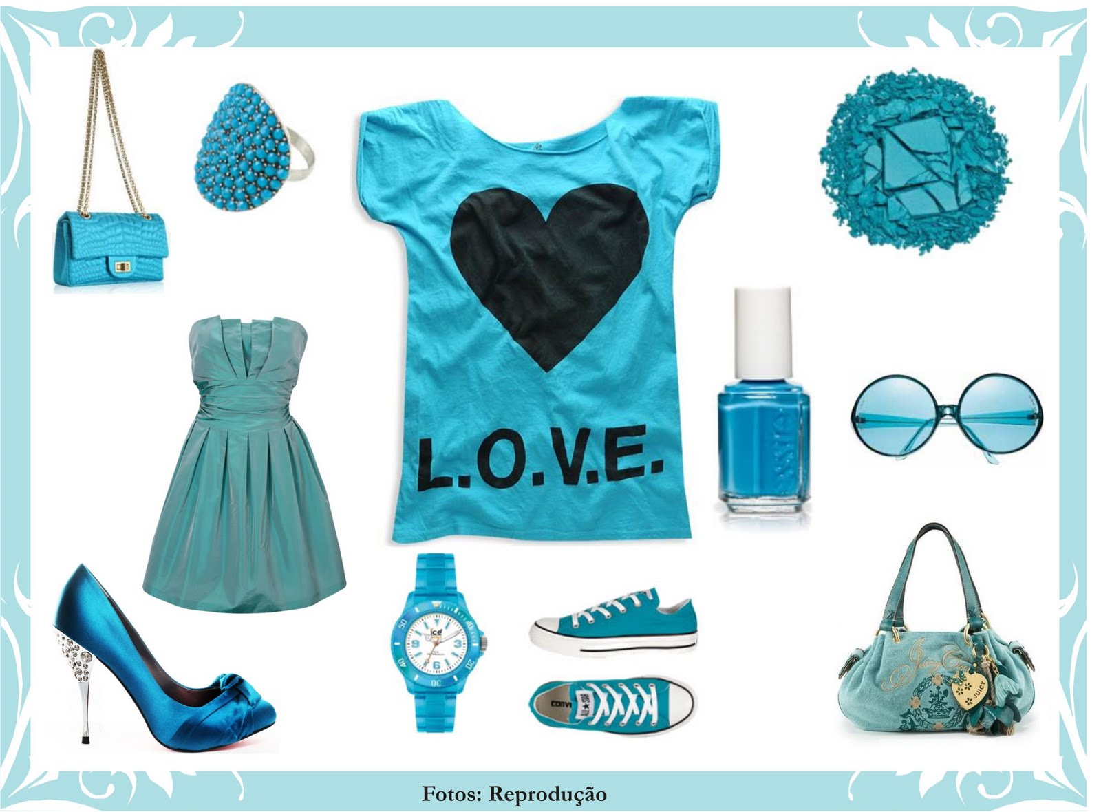 Cia Fashion: .: Turquesa: a cor predominante em 2010