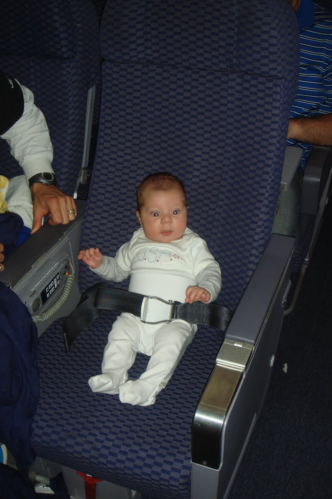 The Hasenfratz Family: Jayden's first airplane ride to the USA
