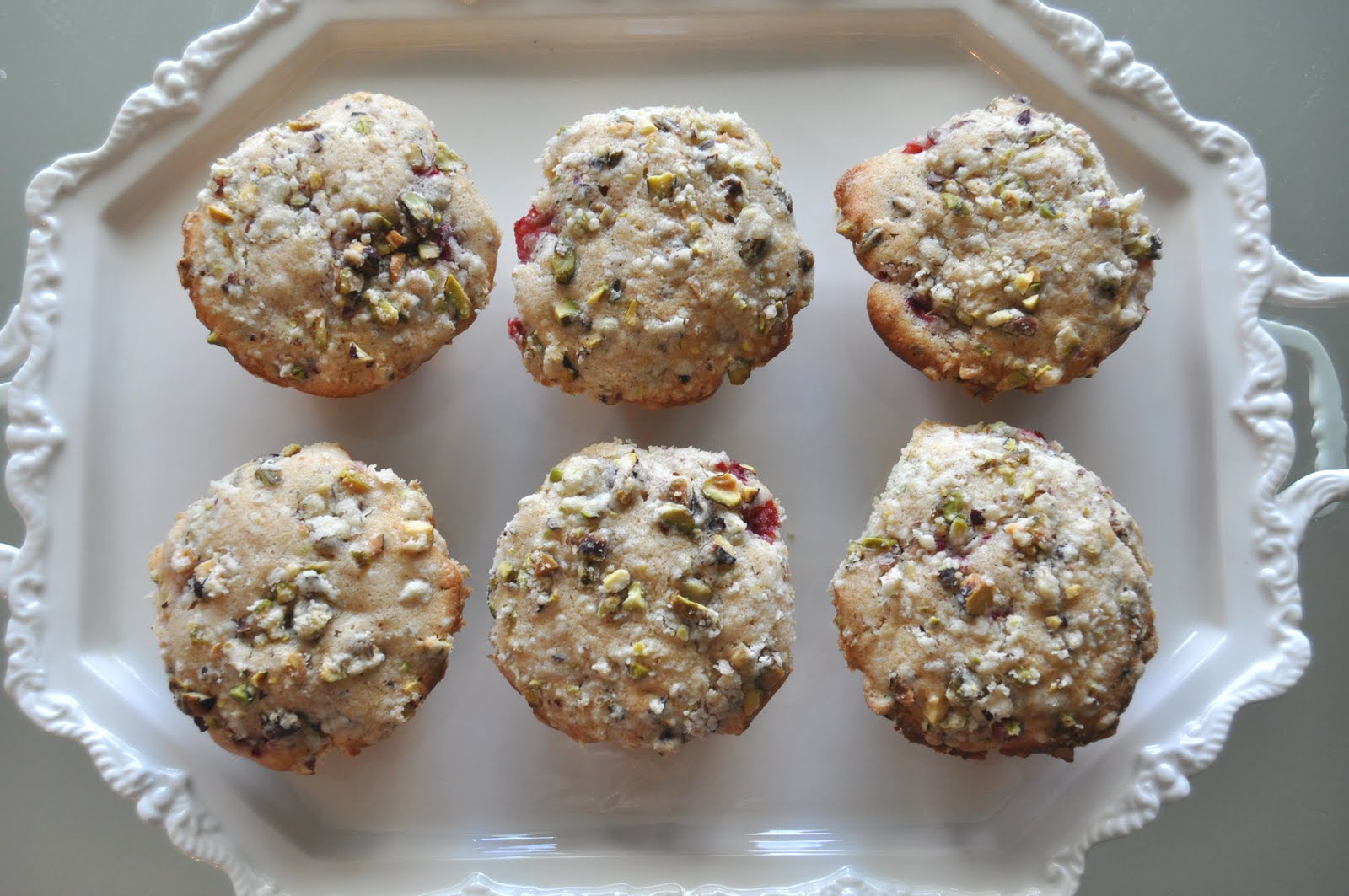 Impeccable Taste: Summer Fruit Muffins with Pistachio Crunch