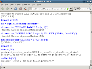 Lacking Rhoticity: Python standard library in Native Client