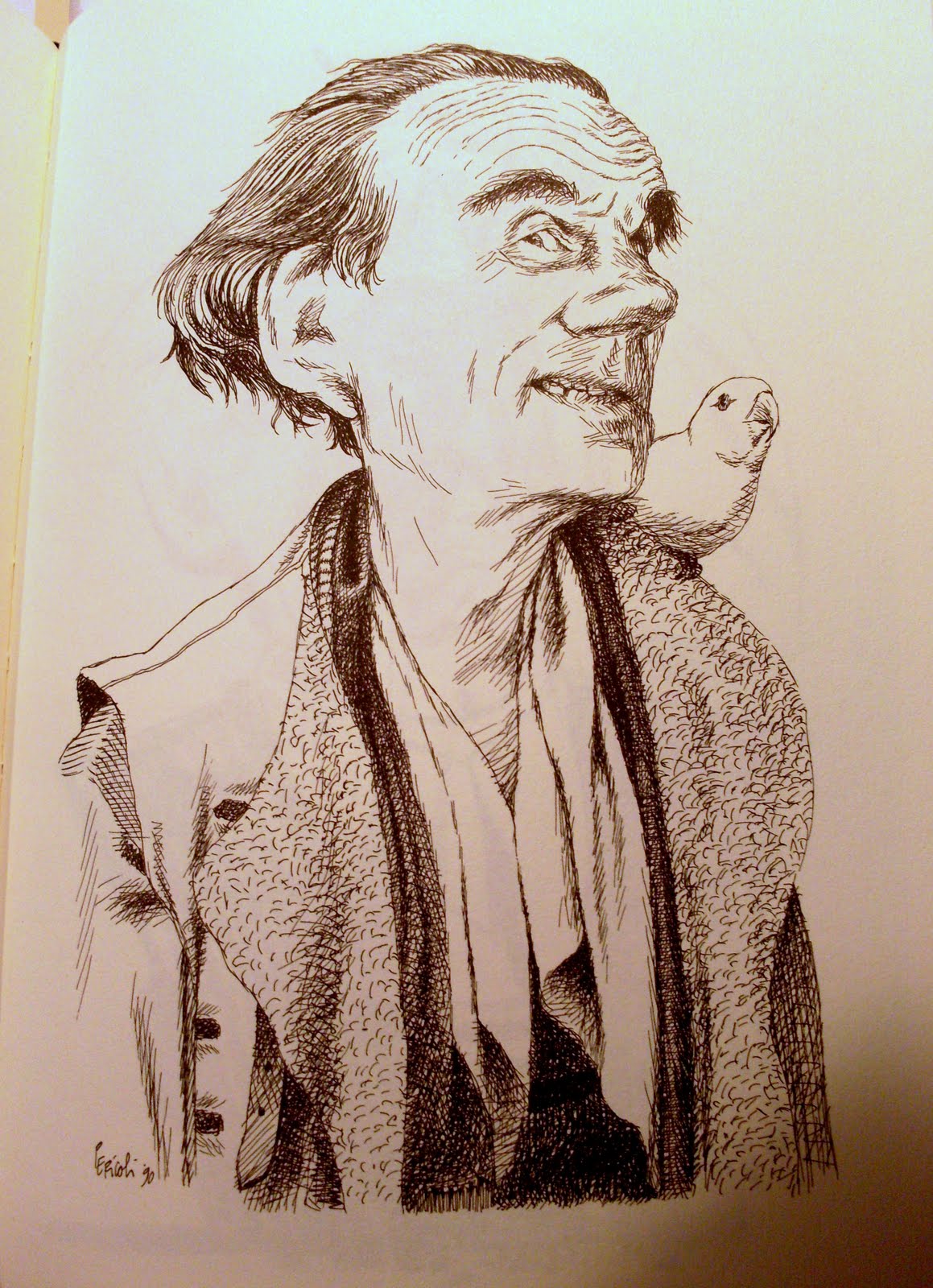 de vuelta con el cuaderno: Los RETRATOS de Tullio Pericoli