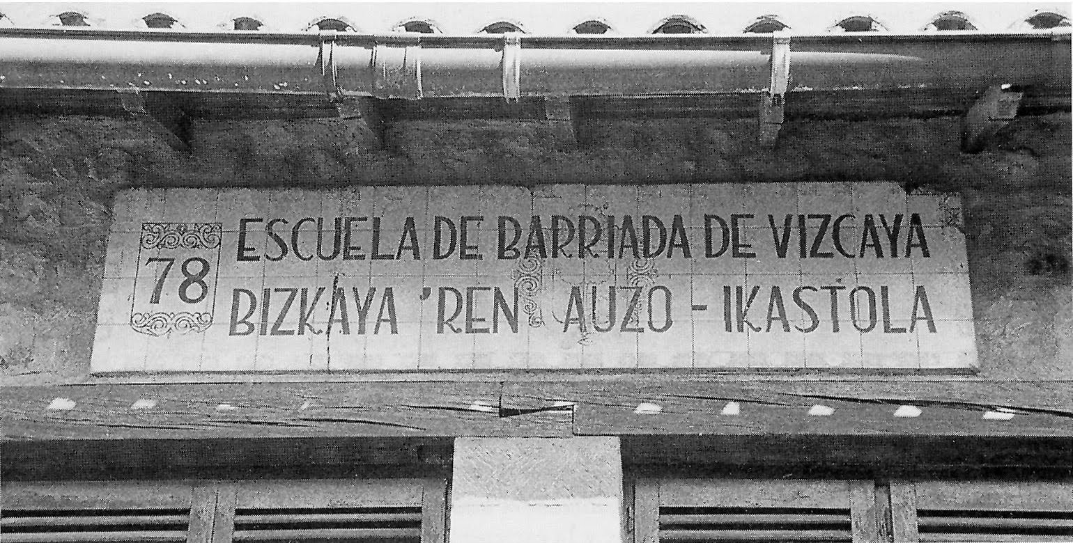 Historia en Euskadi: Las Escuelas de Barriada