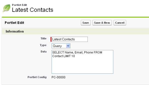 Technology Share - TechShare: Easy SF Portlets With jQuery (Project)