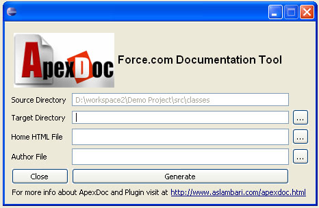 Technology Share - TechShare: ApexDoc Eclipse Plugin For Force.com IDE
