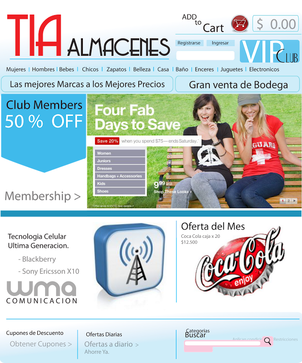 Almacenes Tia Rediseño Web
