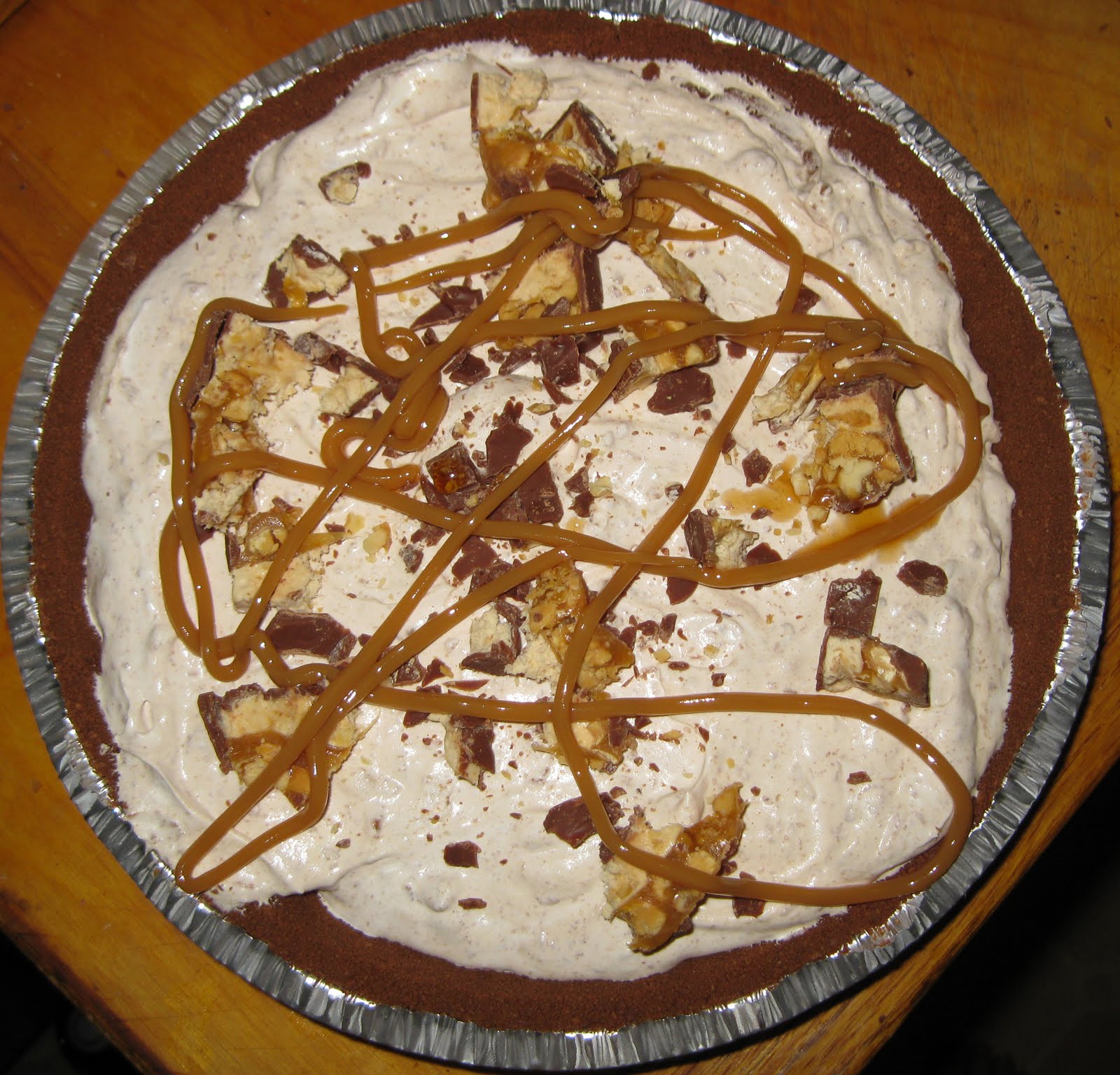 recipe for fun: A pie made out a favorite candy bar