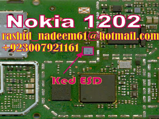 MOBILE REPAIRING LAB ON INTERNET,CELL PHONE LAB: Nokia 1202 Solutions