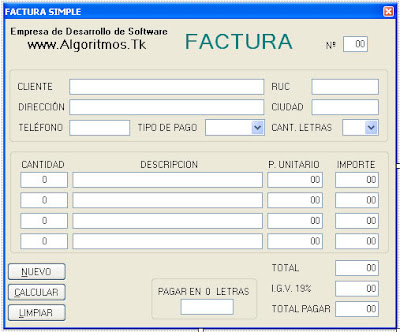 Factura Simple
