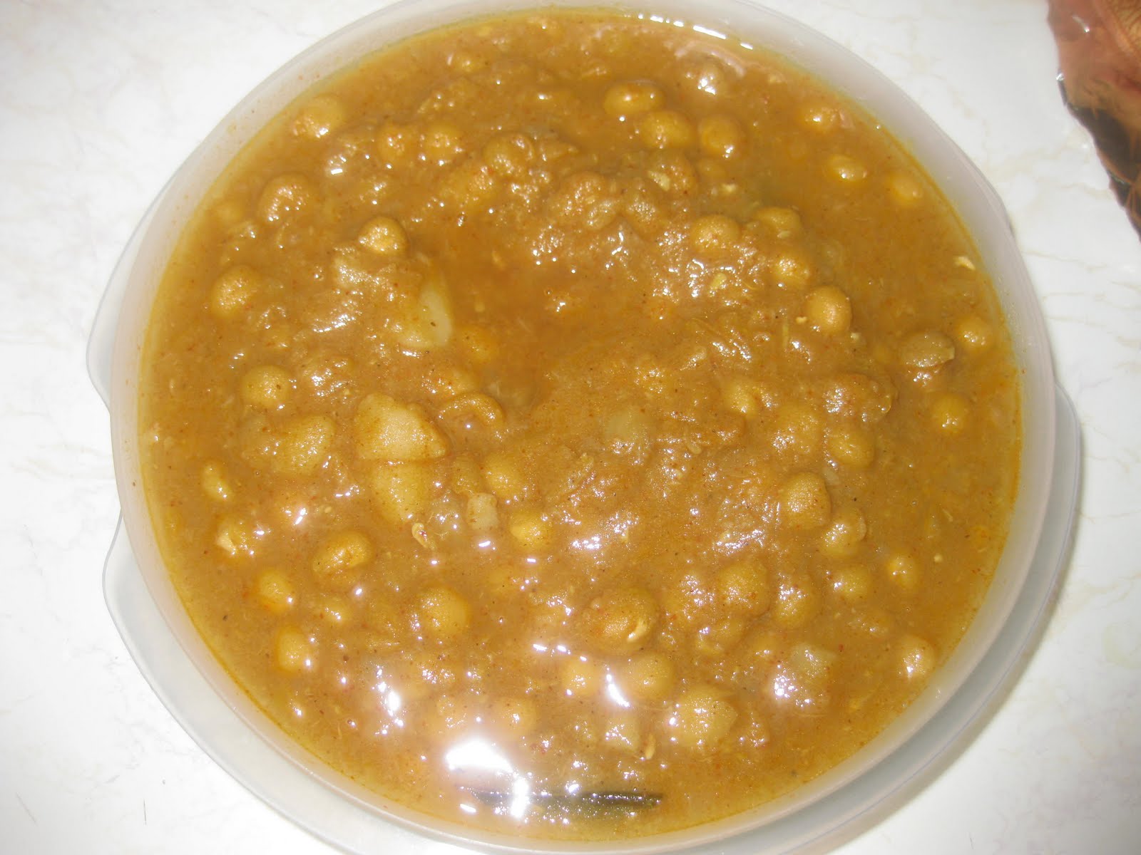 Divya's Recipes: Yellow Peas with Potato Curry