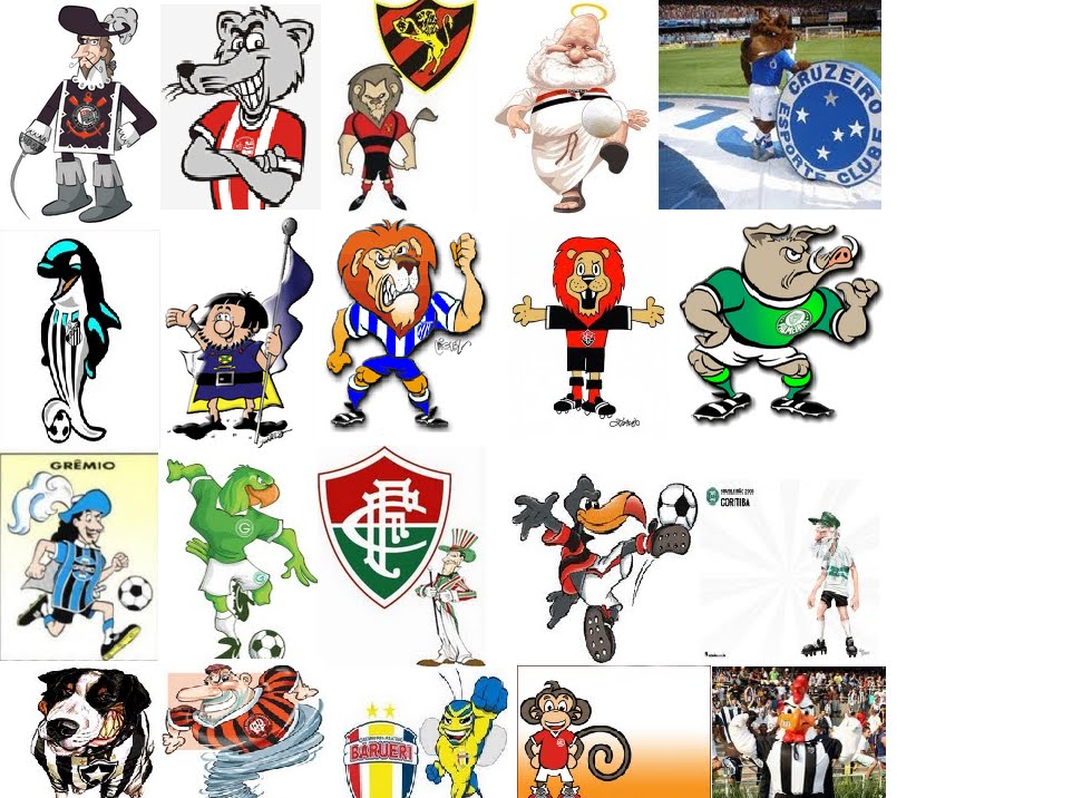 brasileirão: mascotes