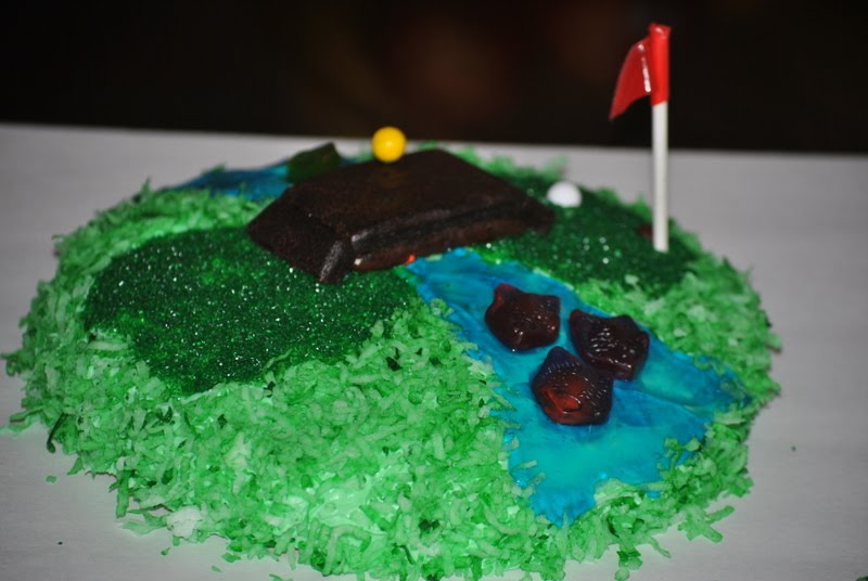 On your mark, get set, GO: Mini golf cake...
