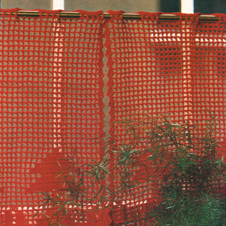 Crocheted shelf edging - Yarning Made