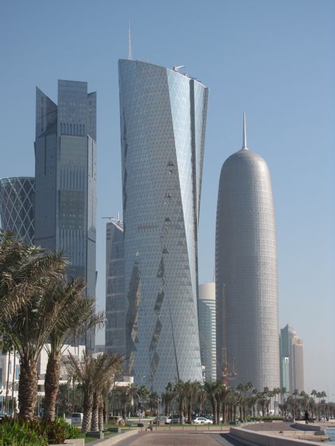Teaching and Family Living Overseas in Doha Qatar: Doha Skyscrapers