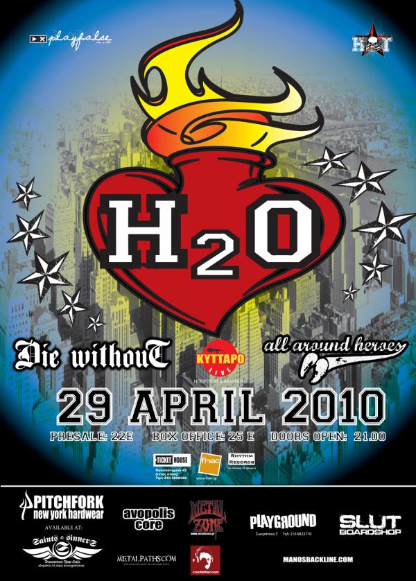 Take Your Shot Fanzine: H20 live show - Thursday 29 April 2010