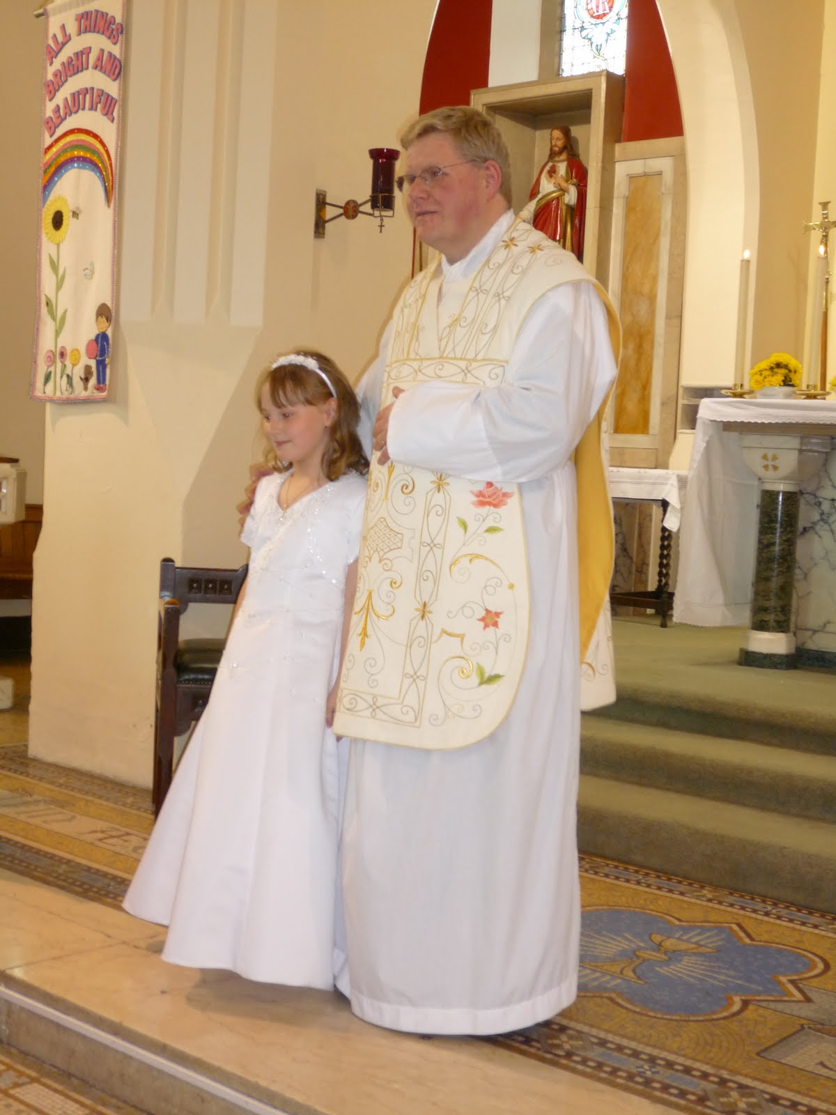 Mary and Joseph's Gem: FIRST COMMUNION AT SAINT JOSEPH'S