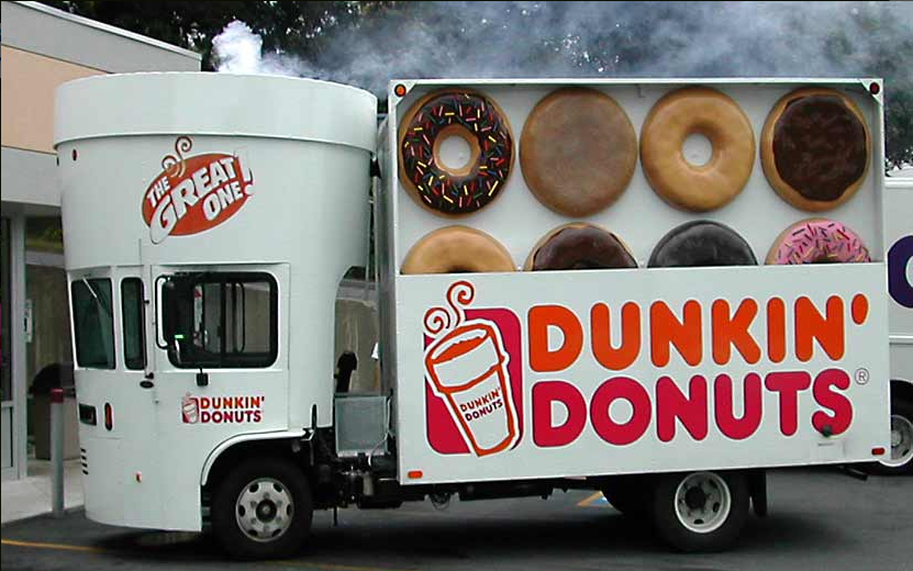 Fast Food - The Wonderful World of Product Mobiles: Dunkin Donuts Truck
