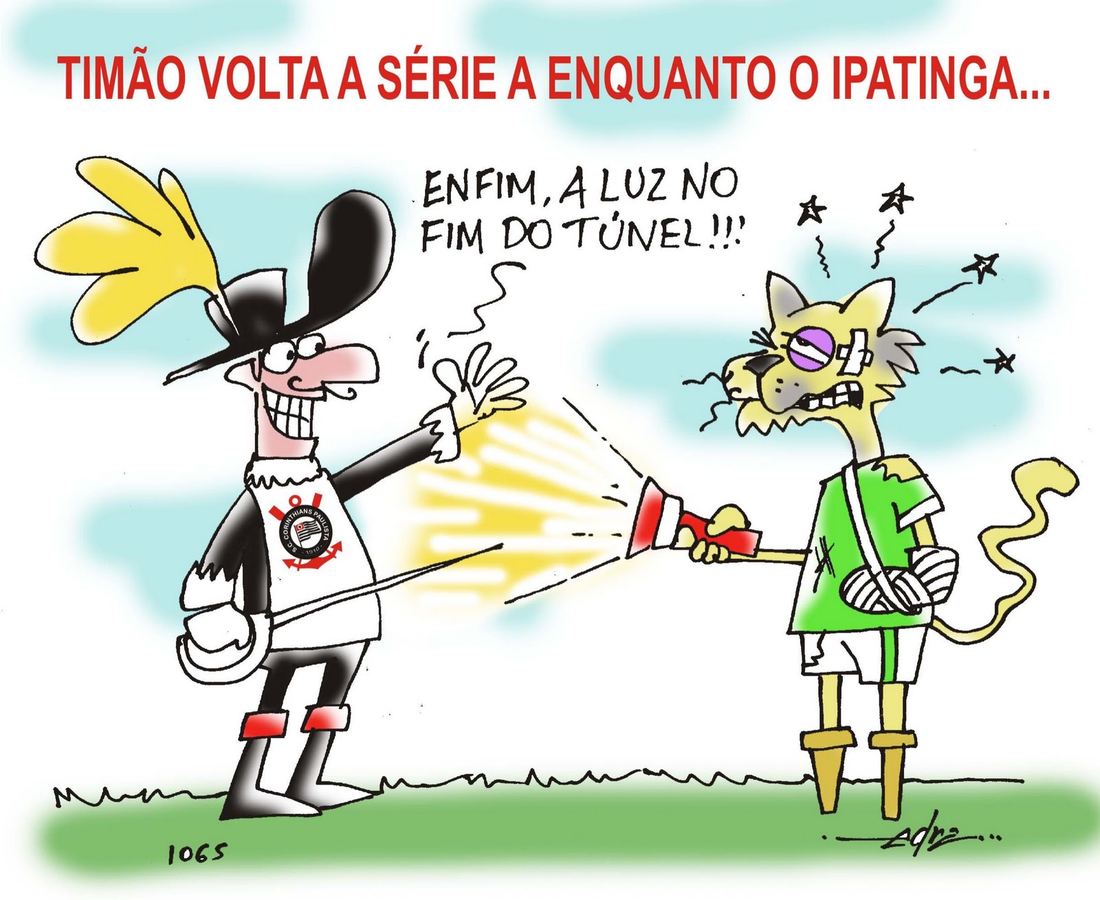 SÓ FUTEBOL - CHARGES: Charges Futebol - 2008 / 2009
