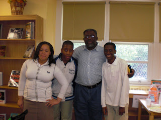 English Language Arts Blog: Dr. Carlyle Thompson Visits I.S. 68