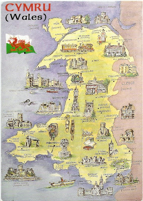 Postcard A La Carte 2: United Kingdom - Map Postcards